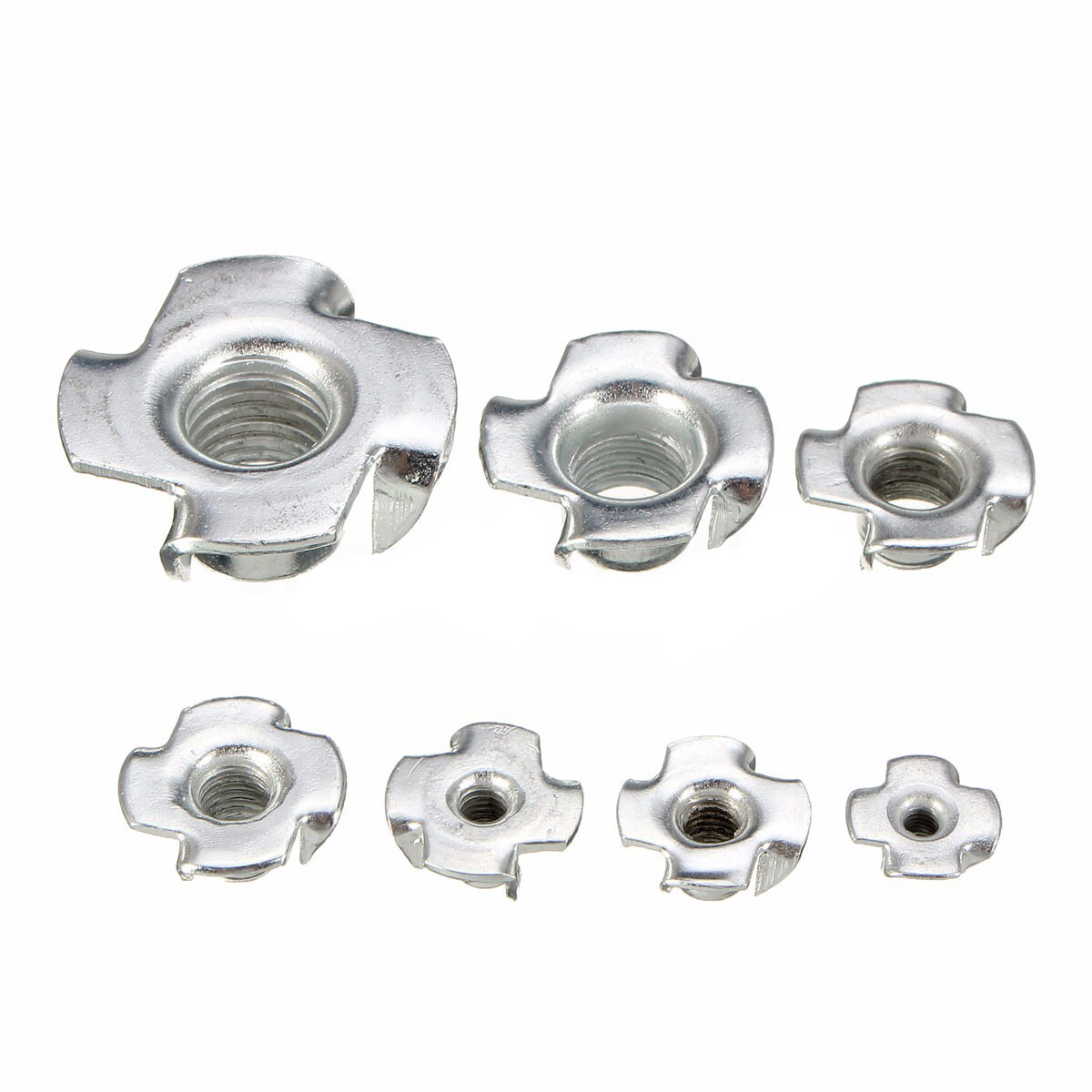 T Nuts Four Pronged Tee Nut M3 M4 M5 M6 M8 M10 Zinc Plated Blind Nut ...
