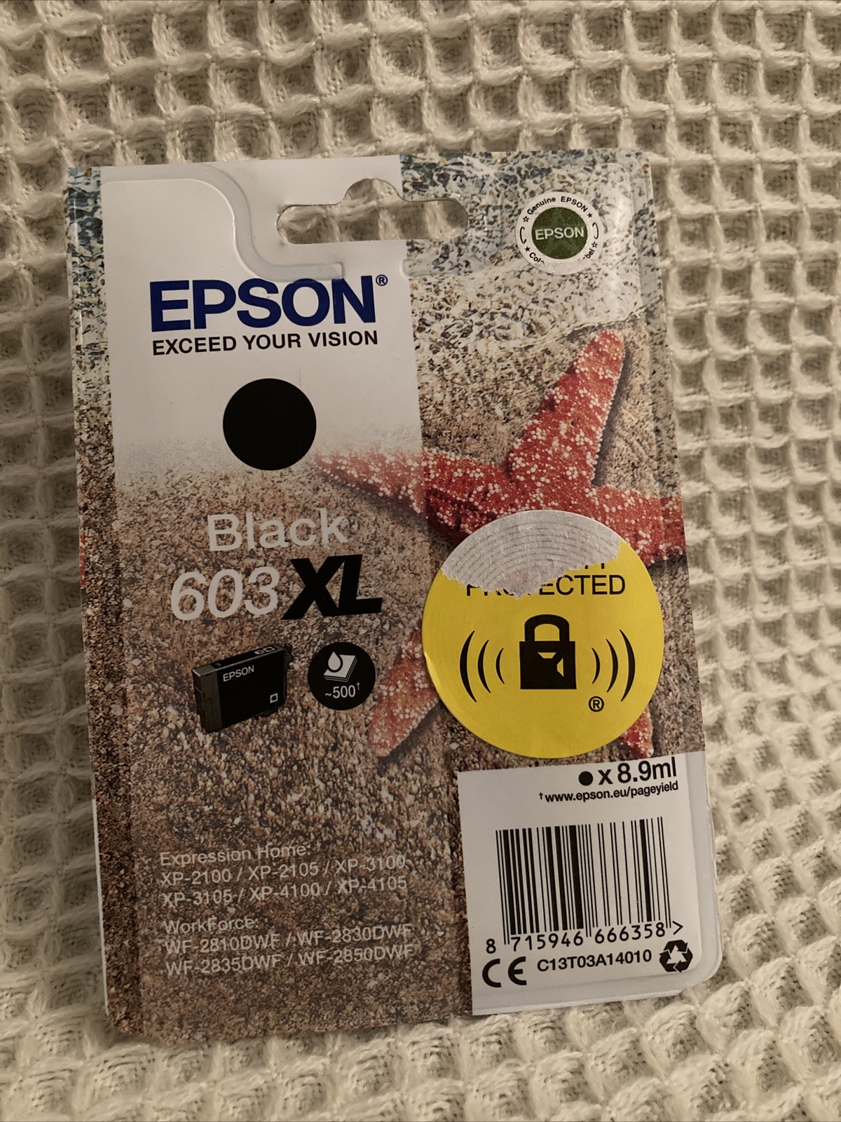 Epson+603+Series+603XL+Singlepack+Ink+Cartridge+-+Black+C13T03A14010 ...