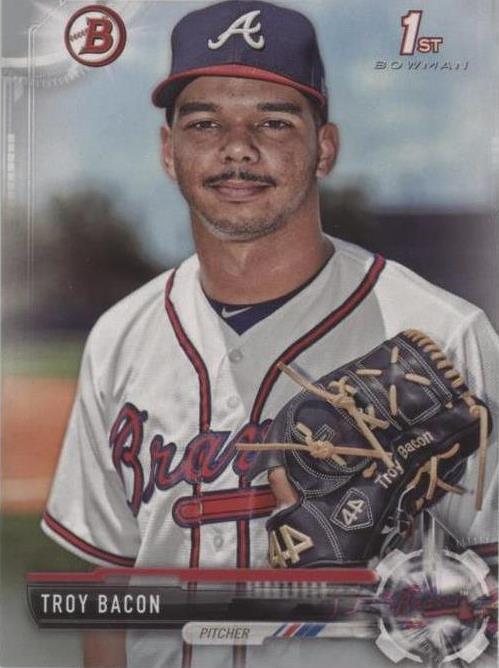 2017 Bowman Draft - Troy Bacon #BD-93 Silver /499 (RC) for sale online ...