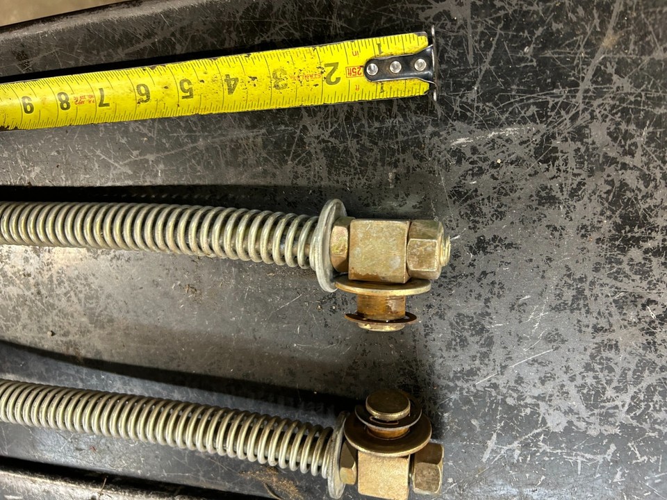 Toro Z Master 74179 deck lift rod/springs #1-653009 | eBay