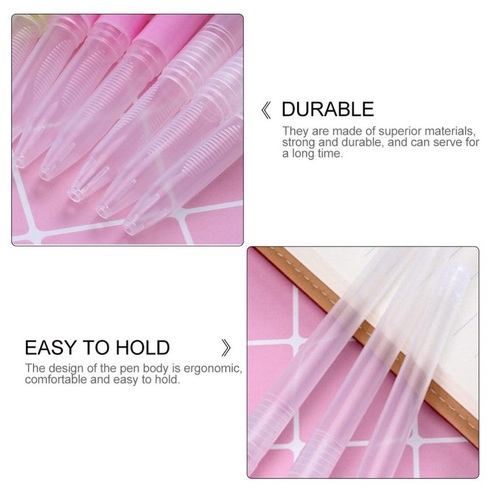 50 Pcs Empty Gel Pen Shells Clear Pp Transparent Holder Universal Cases ...