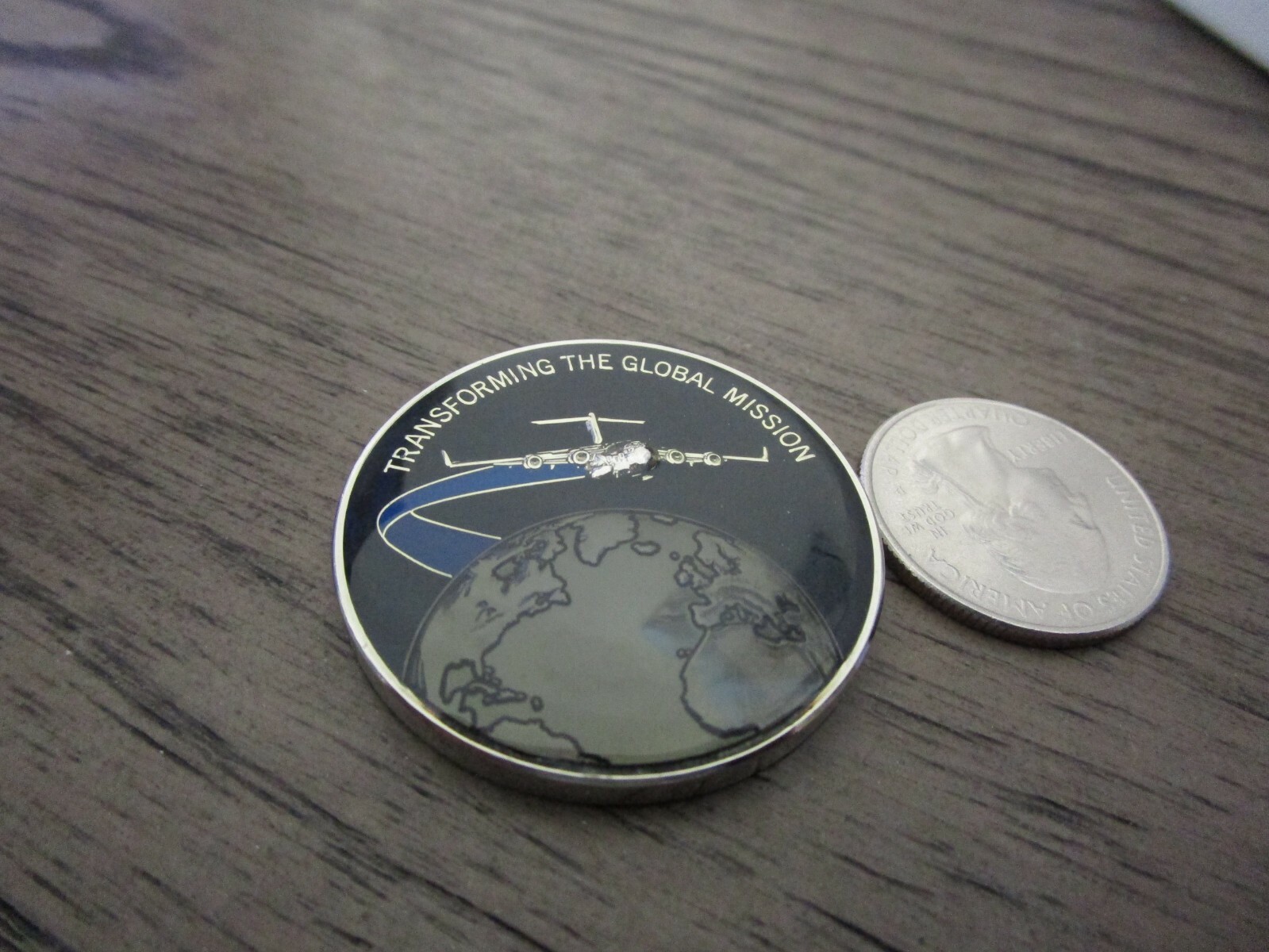 Jeppesen Boeing Transforming The Global Mission Challenge Coin 411G | eBay