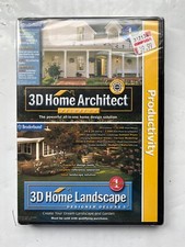 Broderbund 3D Home Architect Deluxe 5.0/3D Home Landscape Designer ...