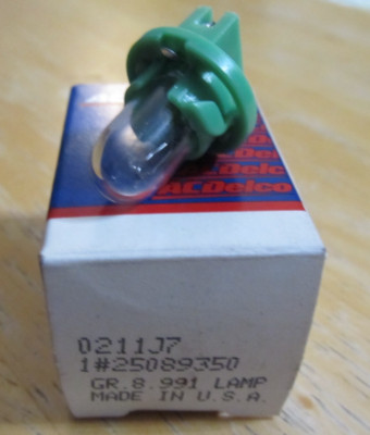 Genuine OEM GM ACDelco Bulb 25089350, GR.8.991 | eBay