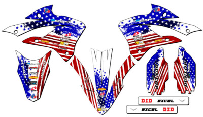 2022-2023 KX 112 MERICA Usa Senge Graphics Kit Compatible with Kawasaki ...