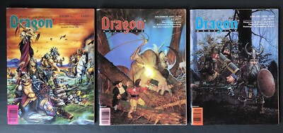 1987 TSR Dragon Magazine #127, #128, #129 | eBay