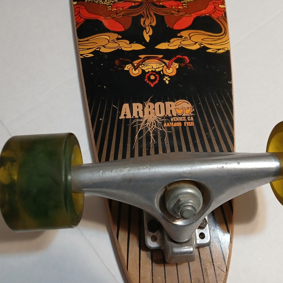 Arbor Fish Bamboo 38 inch Complete Longboard Gullwing Trucks | eBay