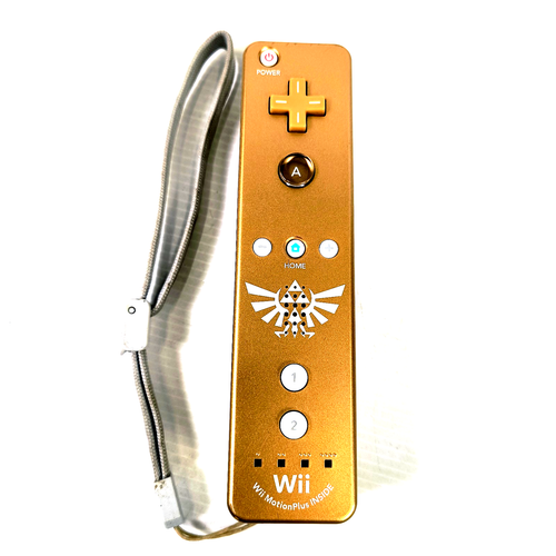 Nintendo Wii Zelda Skyward Sword Gold Special Edition Controller ...