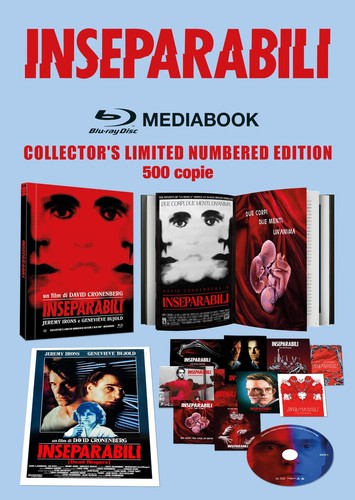 Inseparabili (Collector's Limited Mediabook) (Blu-ray) Jeremy Irons (UK ...