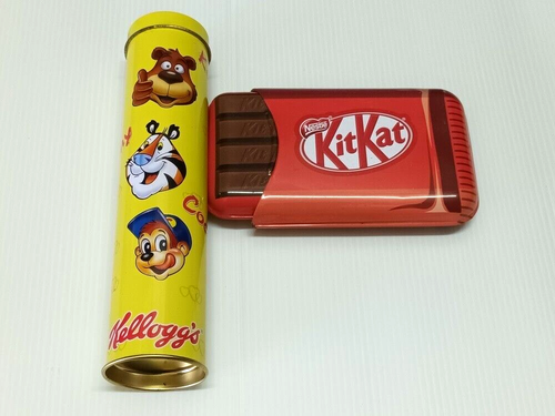 Kellogg's Corn Flakes + Kit Kat Color or Pencil Tin Box | eBay