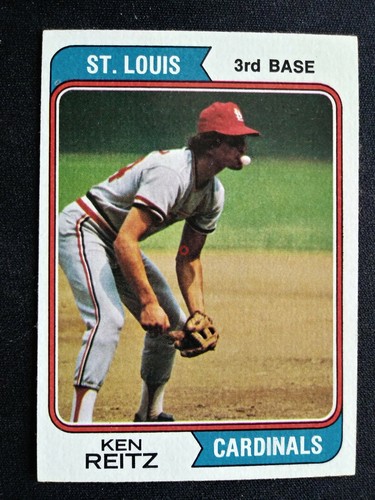 1974 Topps Baseball Card # 372 Ken Reitz - St. Louis Cardinals | eBay