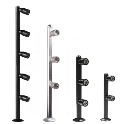 LED Pole Light Fixture Museum Display Cabinet Desk Showcase Lamp ...