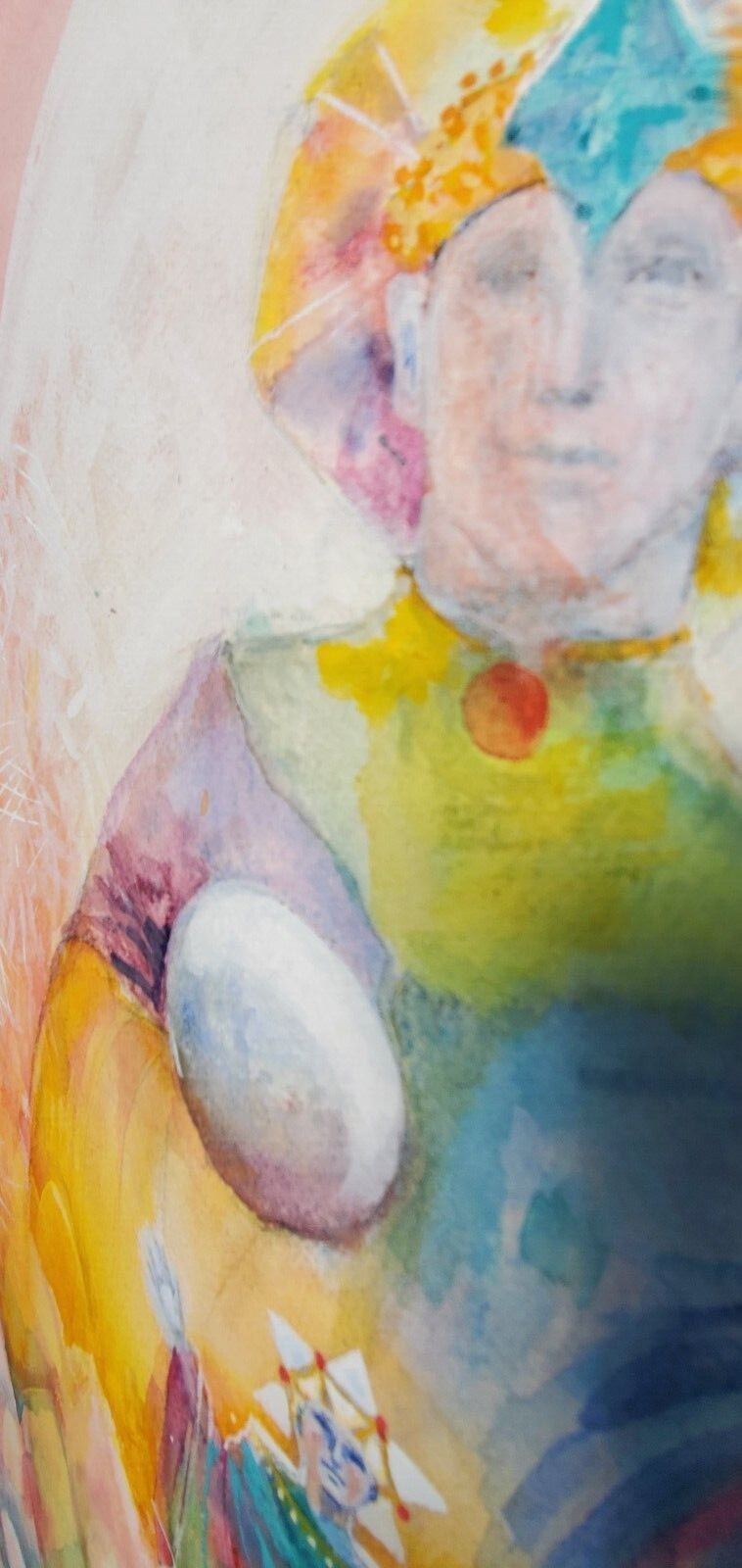 Sacred Watercolor, original painting by Ann Rothan, unframed, 21" x 28 ...