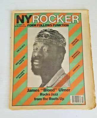 NEW YORK ROCKER #43 1981 James Blood Ulmer ORNETTE COLEMAN Punk New ...