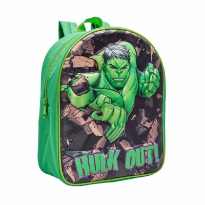 Kids Marvel Avengers Hulk School Backpack Lunch Bag Kids Boys Junior ...