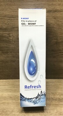 Refresh Premium Refrigerator Water Filter R-MSWF Replacement for GE ...