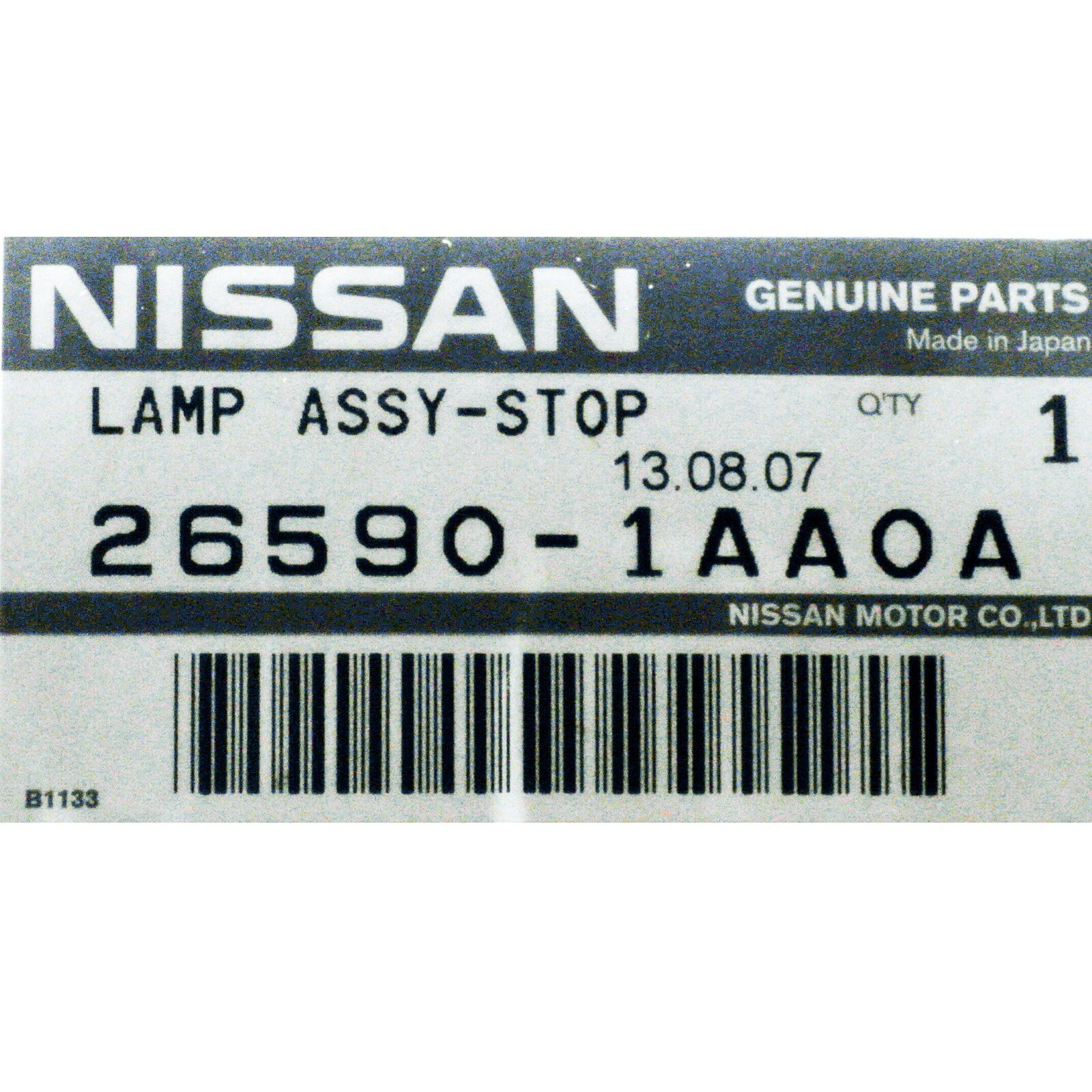 OEM NEW Genuine Nissan High Rear Mounted Brake Light 08-14 Murano 26590 ...
