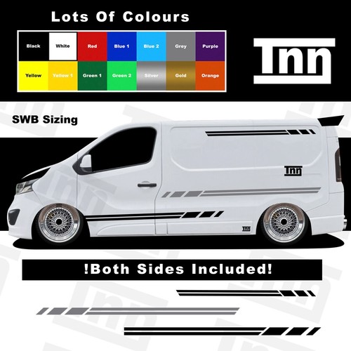 Stickers for Renault Trafic Side Stripes Camper Graphics MK1 MK2 SWB ...