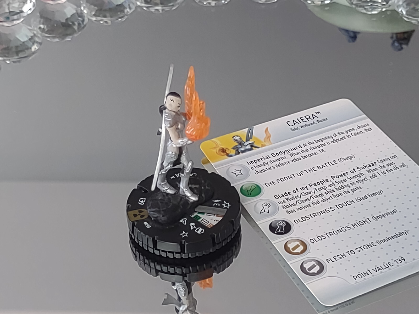 SEPT02 Heroclix Incredible Hulk set Caiera #039 Super Rare figure w ...