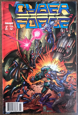 Cyberforce #7 By Silvestri Cyblade Ballistic 1:100 Newsstand Variant ...