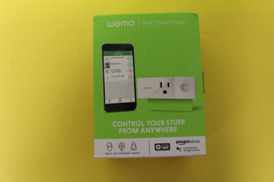 New Wemo Mini Smart Plug, Wi-Fi Enabled, Alexa & Google Assistant ...