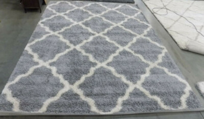 GREY / IVORY 8' X 10' Damaged Rug Reduced Price 1172598536 SGD257G-8 | eBay