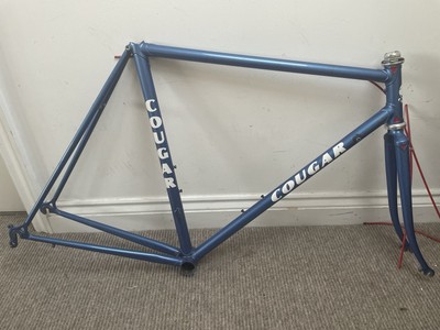 Cougar Fast Audax Tourer Bicycle Frame Columbus, Reynolds medium small ...