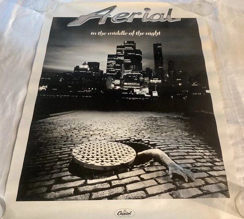 Aerial Poster Promo 1978 In The Middle Of The Night Capital 18” X 24 ...