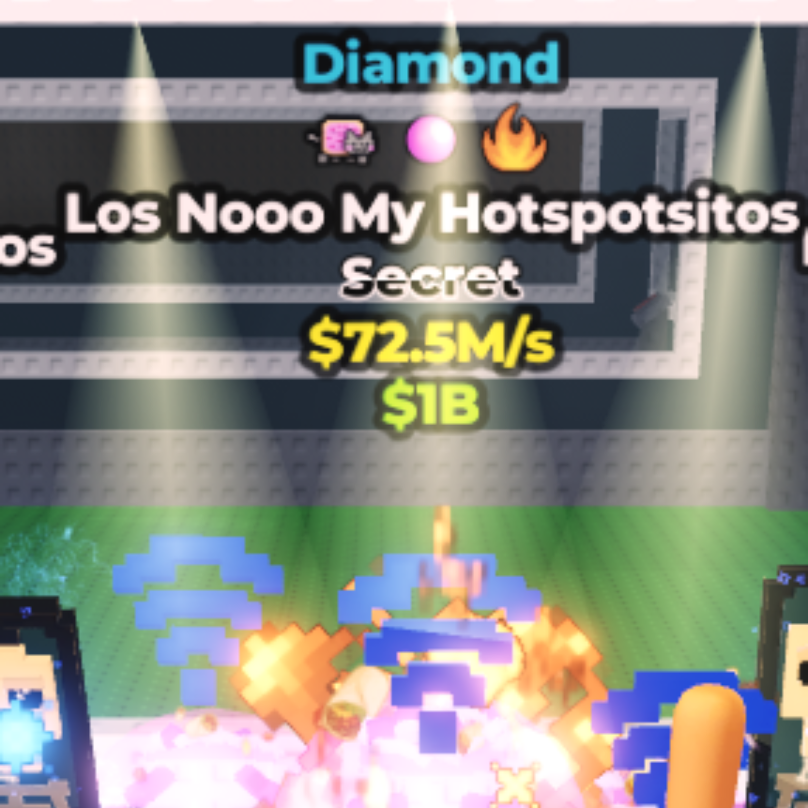 Los Nooo My Hotspotsitos Diamond / $72.5M/s - Secret - Steal a Brainrot ...