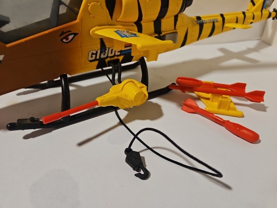 1988 Hasbro G.I. Joe Tiger Force: Tiger Fly Helicopter INCOMPLETE READ ...
