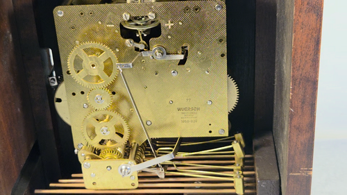 Vintage Wuersch Fall River Clock Hermle 1050-020 Mechanism 3 Chimes ...