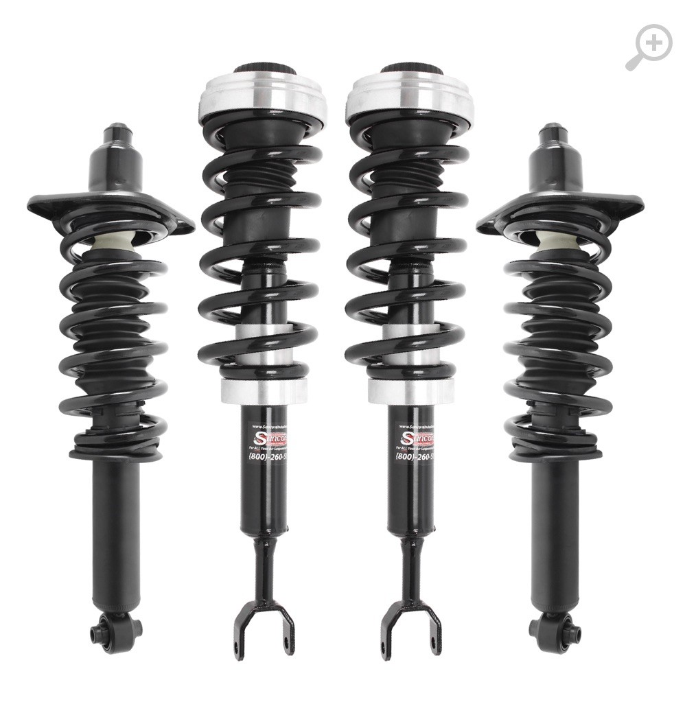 4X Suspension Spring & Strut Conversion Kit For Audi Allroad Quattro ...