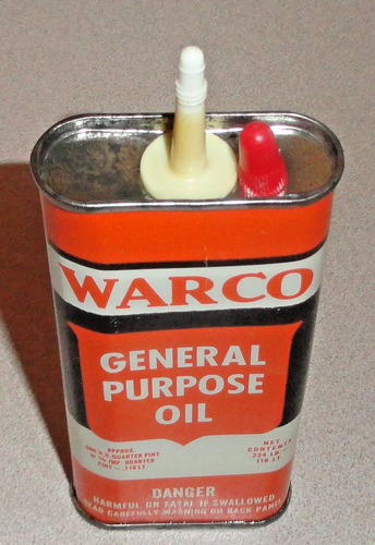 Vintage NOS 4 Oz WARCO General Handy Oiler Can - Brooklyn NY Household ...