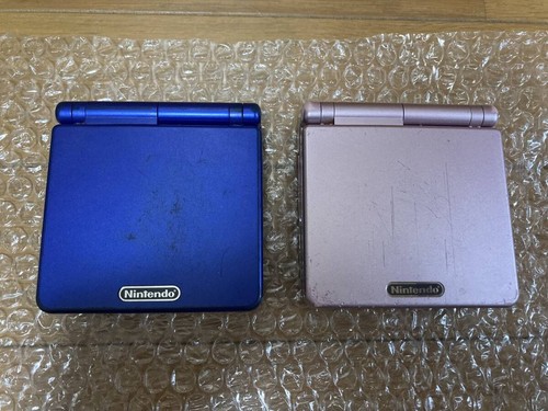 GBA SP Consoles Set of 2 Pearl Pink Azurite Blue AGS-001 Nintendo | eBay