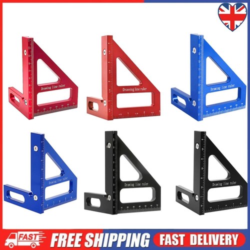 3D Multi-Angle Ruler Square Protractor Multi-Function DIY for Engineer ...