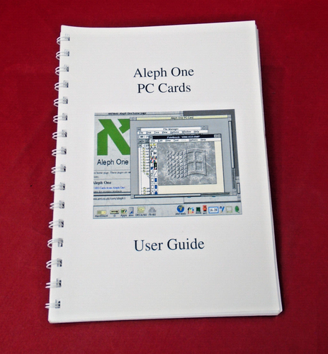 Aleph One PC Cards User Guide/Manual for Acorn RISC OS systems | eBay