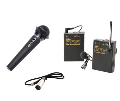 Pro HM600U WLM H XLR M wireless lavalier hand mic for JVC HM660 HM650U ...