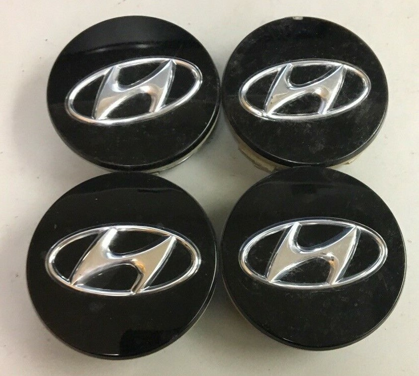 SET OF FOUR (4) Hyundai Sonata Tucson OEM Center Cap 529603S110 ...