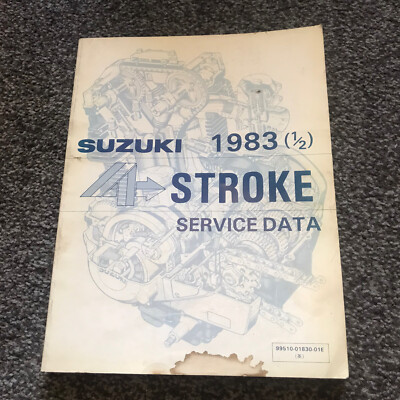 SUZUKI. Genuine 4 Stroke Service Data Manual. 1983. (1/2). | eBay UK