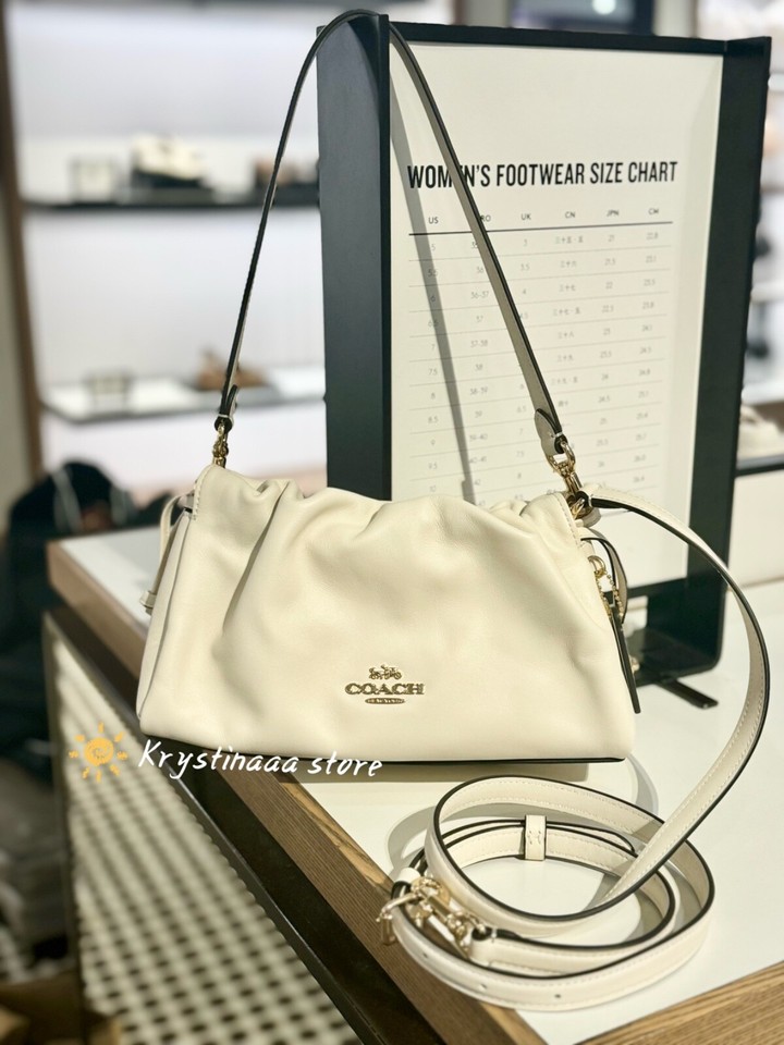 Coach Faye Shoulder Bag CV529 NWT Leather Wear 3 Ways FAST SHIPPING | eBay