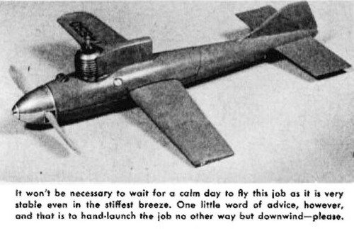 73.40 Control Line Speed Plane 8" WS Model Airplane Printed Plans ...