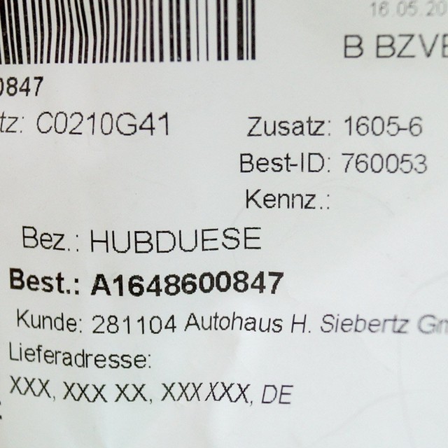 Genuine MERCEDES BENZ W164 Headlight Washer Nozzle Right O/s ...