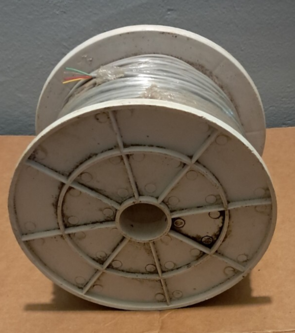 FULL BULK ROLL TELEPHONE WIRE NO MARKINGS 4 CONDUCTOR "GUESSING 1000 ...