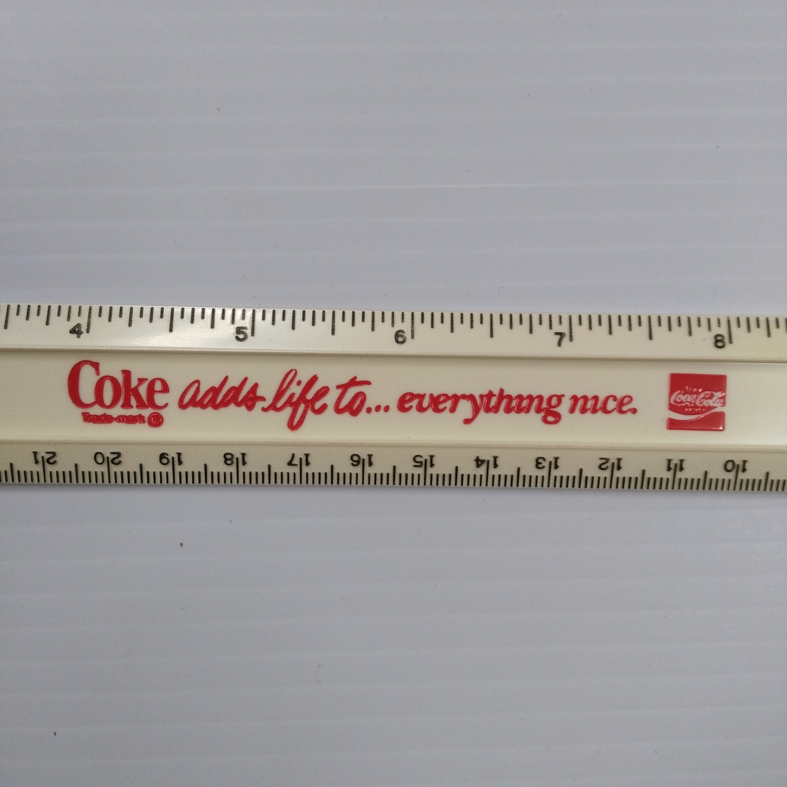 Coca-Cola 12" Ruler Coke Adds Life to Everything Nice Vintage 1970s | eBay