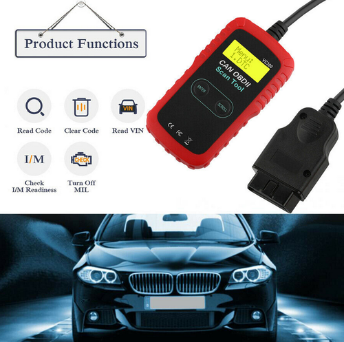 12V Automotive OBD2 Scanner Check Engine Light Fault Code Reader ...
