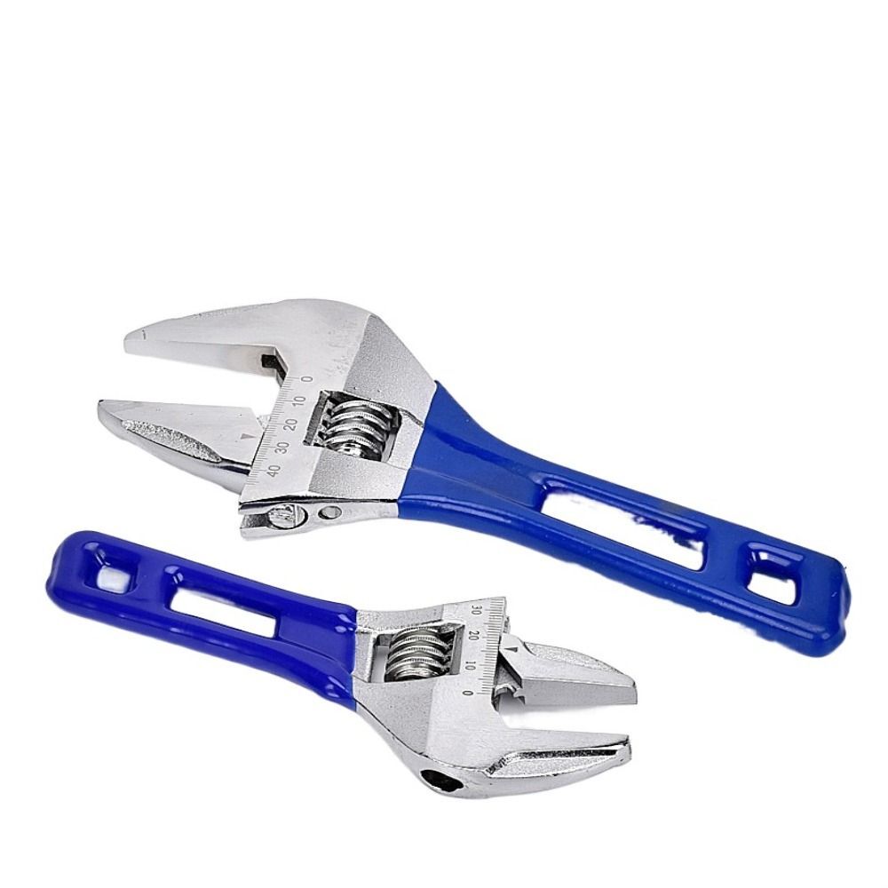 6/8‘’ Adjustable Wrench Short handle Large Opening Adjustable Universal ...