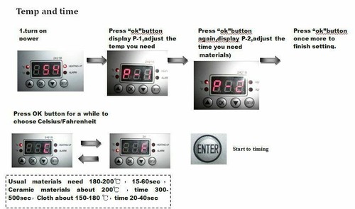 23*30cm Digital Manual T-shirt Heat Press Machine | eBay