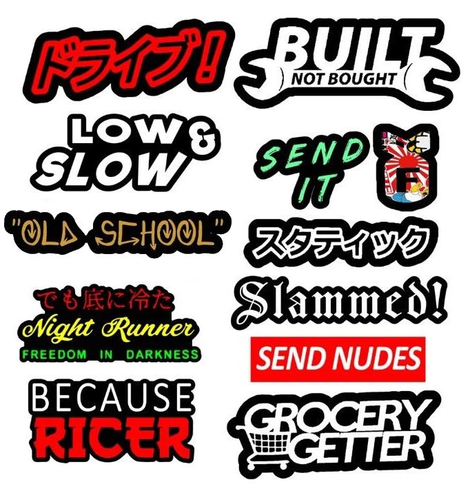 Cool Jdm Car Stickers