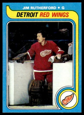 1979-80 Topps Jim Rutherford Detroit Red Wings #122 Set Break | eBay