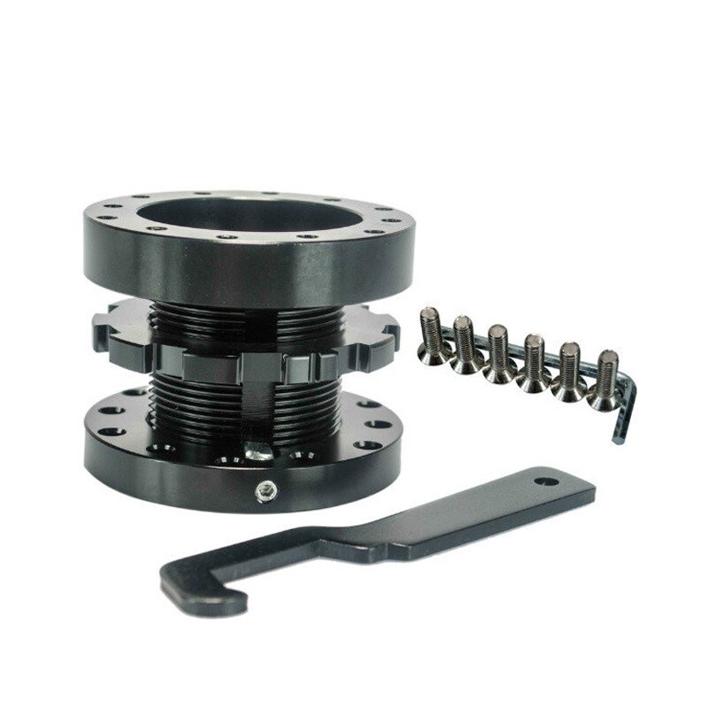 Adjustable 40-70MM Car Steering Wheel Extension Spacer Hub Adapter Boss ...